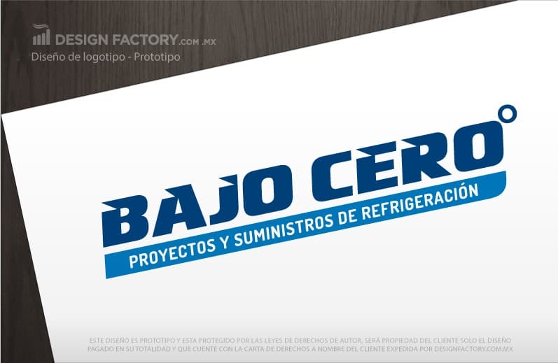 Logo para Empresa de Refrigeración Industrial - Design Factory Logo para Empresa de Refrigeración Industrial - Design Factory